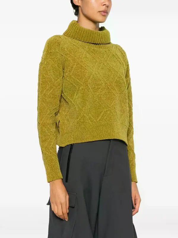 RRD - ROBERTO RICCI DESIGN Diamond-knit High-neck Sweater