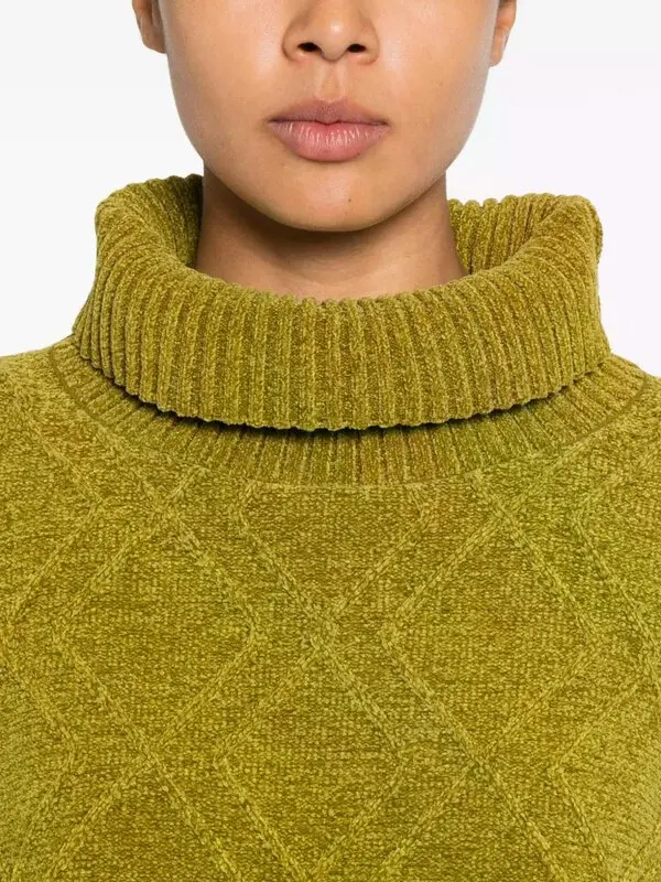 RRD - ROBERTO RICCI DESIGN Diamond-knit High-neck Sweater