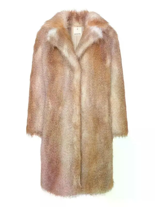 UNREAL FUR Pioneer Faux Fur Coat - Brown