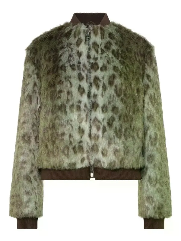 UNREAL FUR Foliage Animal-print Jacket