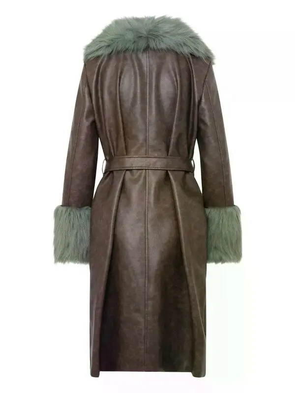 UNREAL FUR Empathy Faux-fur-trimmed Coat