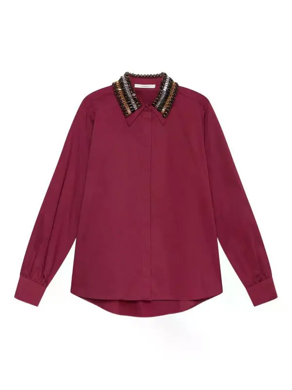 Malìparmi Embellished-collar Shirt