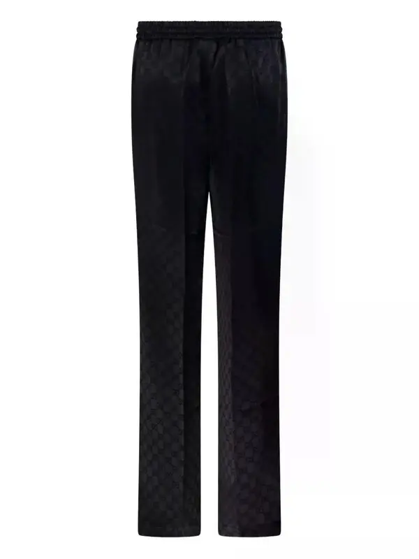Gucci Monogram-pattern Trousers