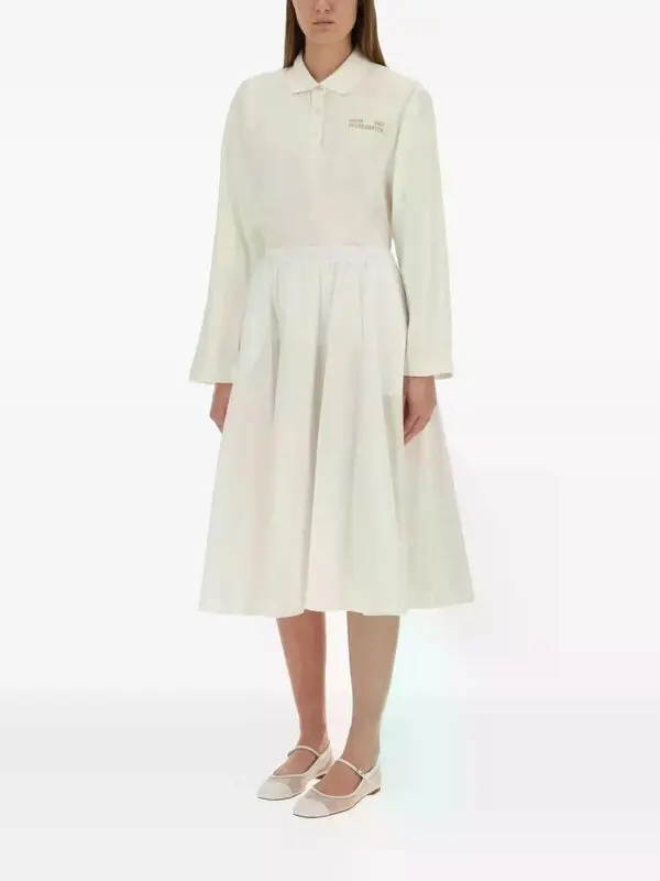 Baum Und Pferdgarten Jeanne Long-sleeve Polo Shirt - Neutrals