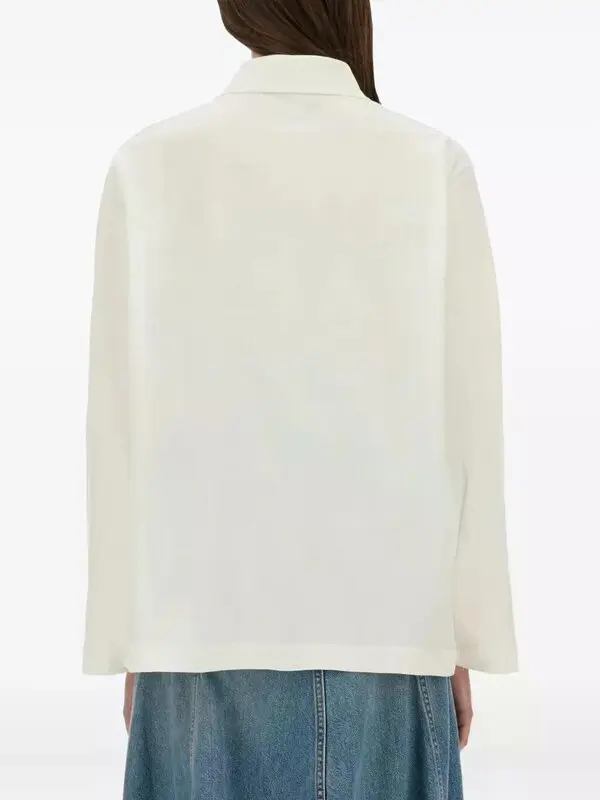 Baum Und Pferdgarten Jeanne Long-sleeve Polo Shirt - Neutrals