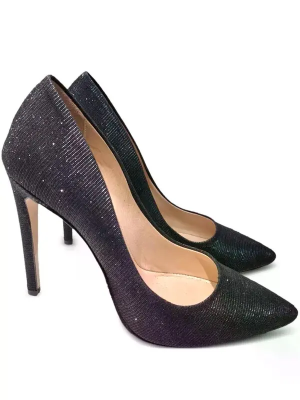LA ROSE Point-toe Stiletto Pumps