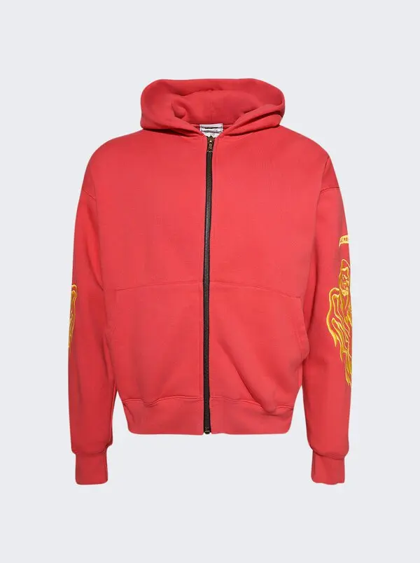 WARREN LOTAS Serenity Reaper Thermal-lined Zip-up - Red