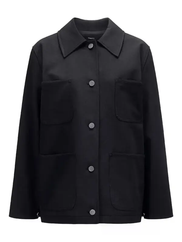 Theory Spread-collar Shirt Jacket