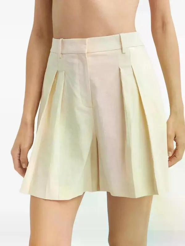 Theory Pleated Tailored Shorts