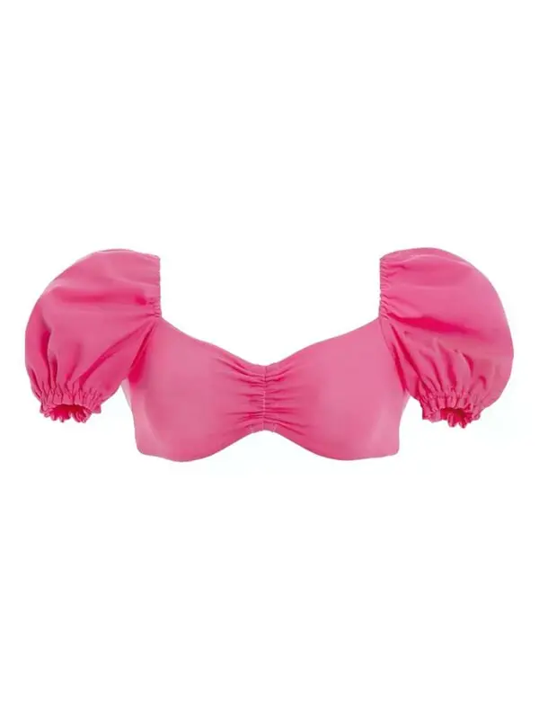 Agua Bendita Romina Luau Bikini Top - Pink