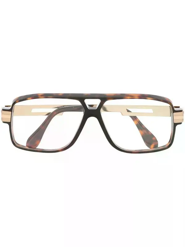 Cazal Square-frame Glasses - Brown