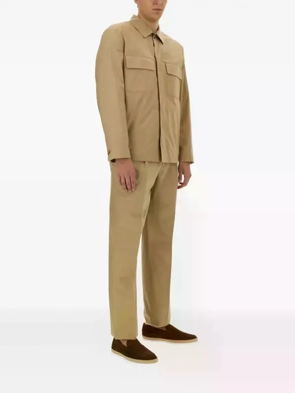 LARDINI Flap-pocket Shirt
