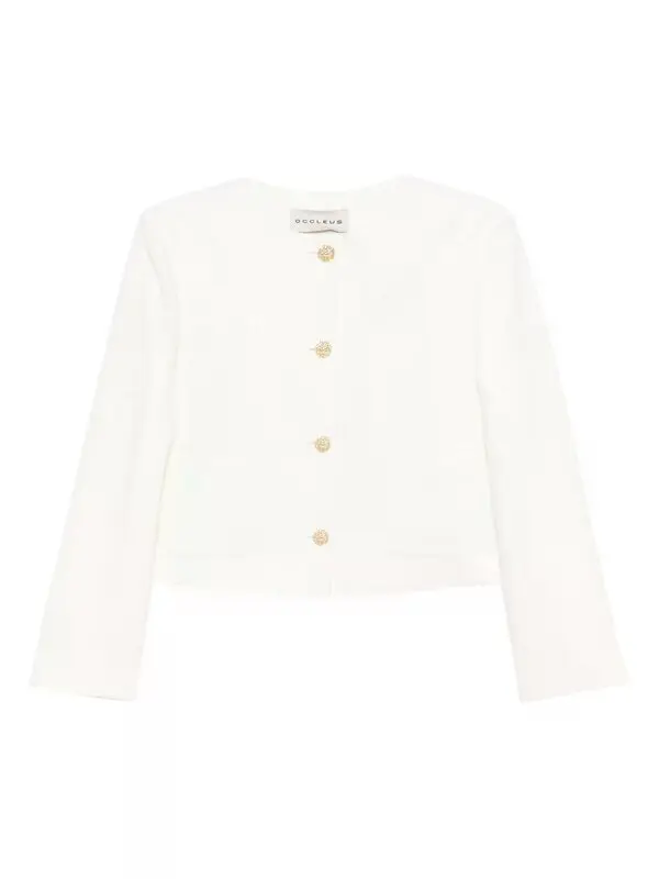 OCCLEUS Milan Fitted Jacket - Neutrals