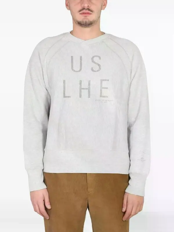Engineered Garments Crew-neck Cotton-blend Sweatshirt