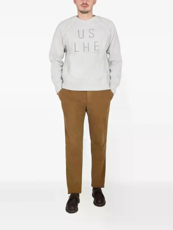 Engineered Garments Crew-neck Cotton-blend Sweatshirt
