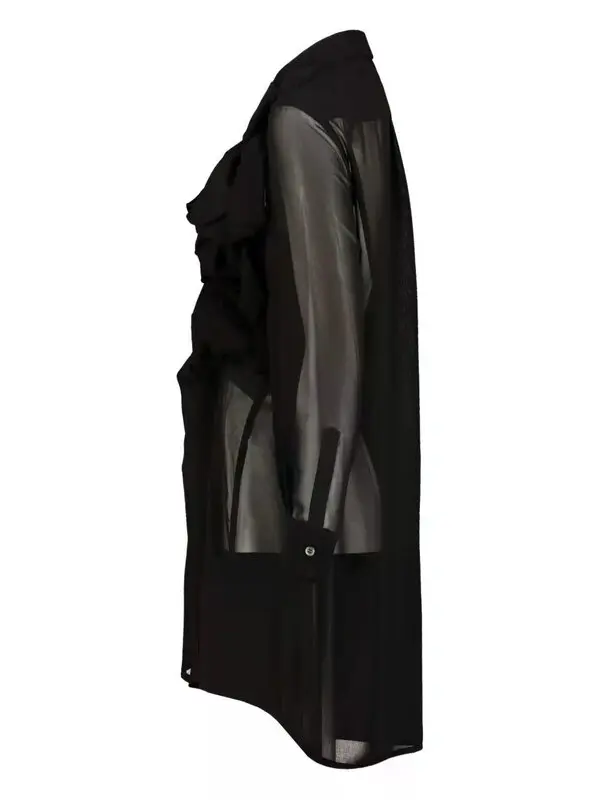 Comme Des Garçons Ruffled Woven Shirt
