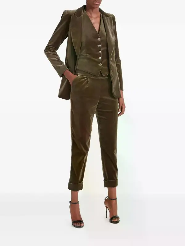 TEMPERLEY LONDON Velvet Single-button Jacket