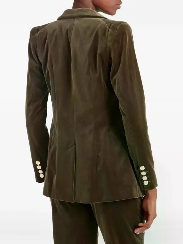 TEMPERLEY LONDON Velvet Single-button Jacket