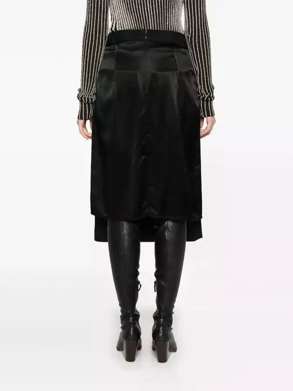 Balenciaga Layered Midi Skirt