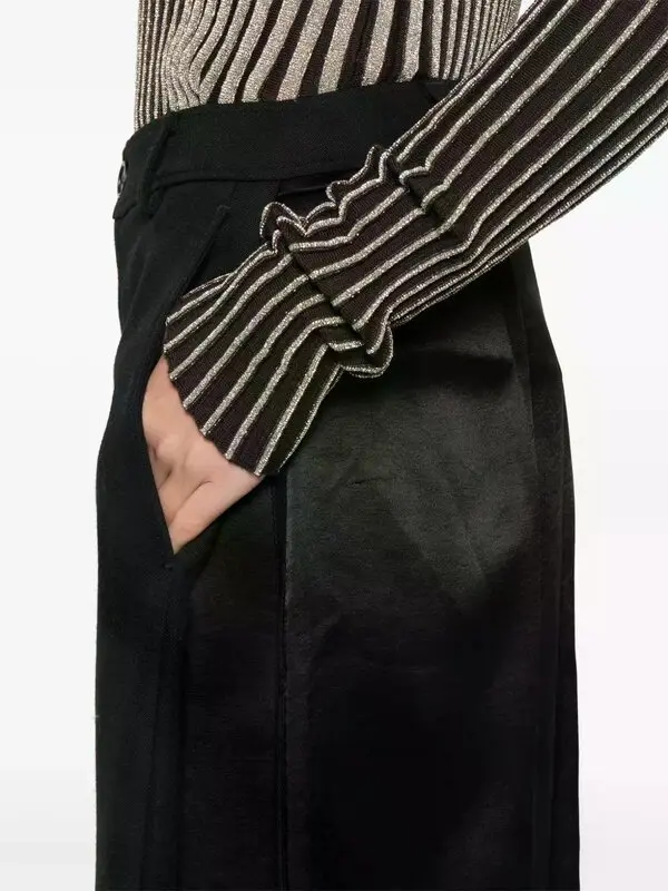 Balenciaga Layered Midi Skirt