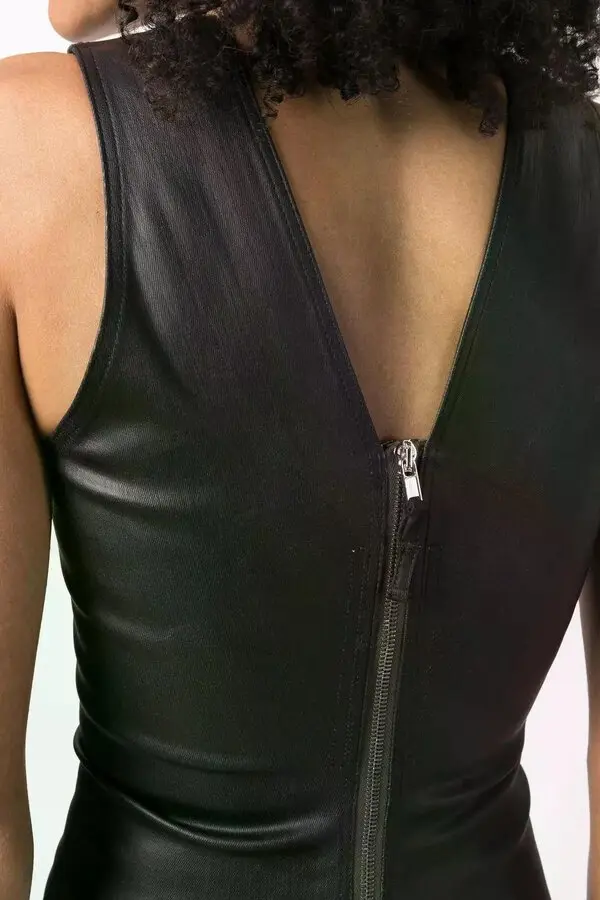 Rick Owens Stretch V-neck Dress