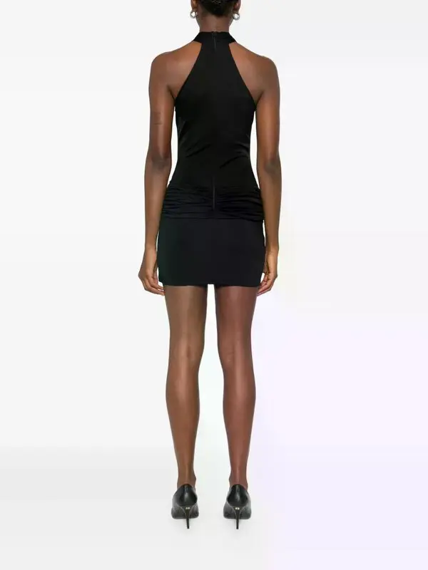 David Koma Embellished Gathered Dress
