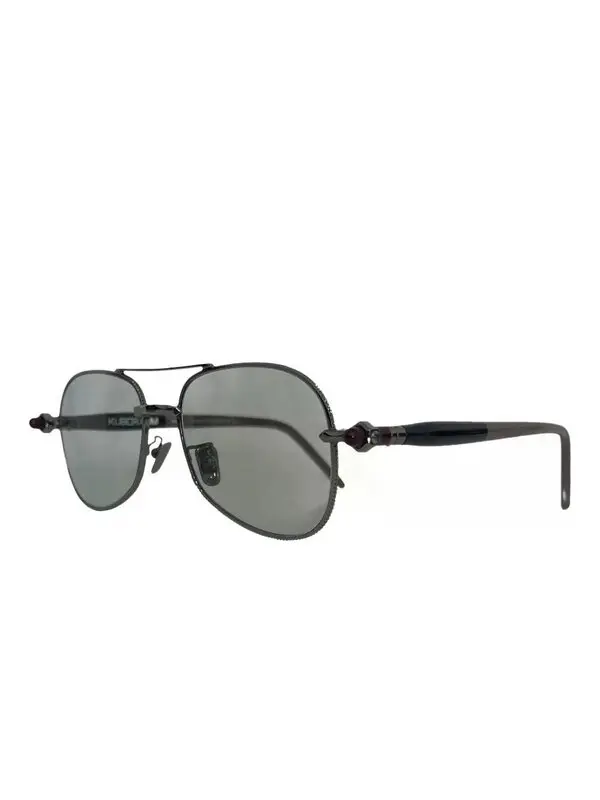 KUBORAUM P75 Pilot-frame Sunglasses - Grey