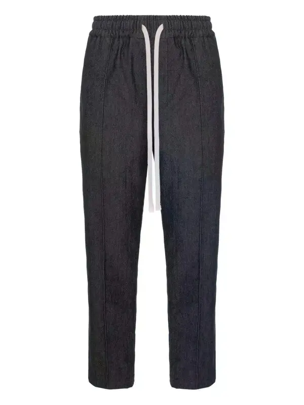HAMZA Six Drawstring-paneled Jeans