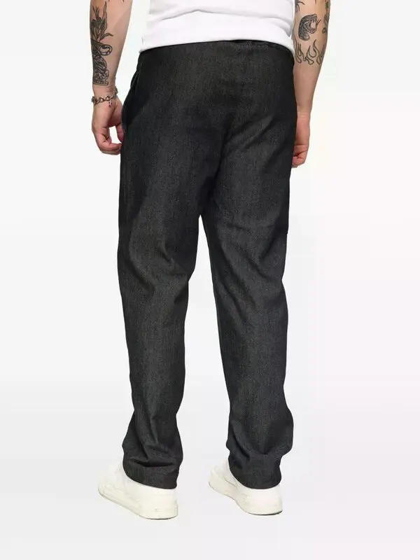 HAMZA Six Drawstring-paneled Jeans