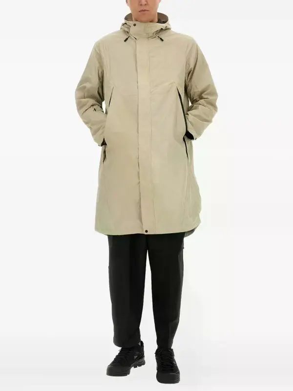 JG1 Zip-fastening Coat - Neutrals