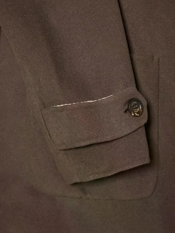 Eleventy Button Pocket Reversible Coat