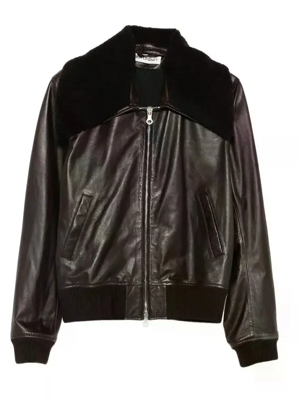 Our Legacy Fur Collar Bomber Jacket - Brown