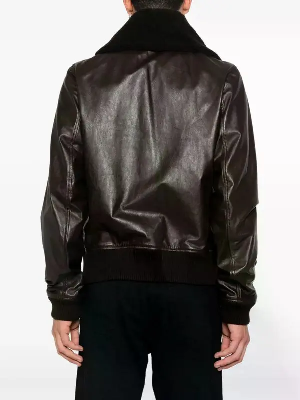 Our Legacy Fur Collar Bomber Jacket - Brown