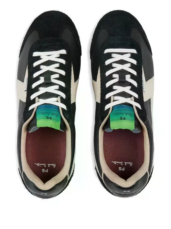 Paul Smith Atalanta Panelled Leather Sneakers - Black