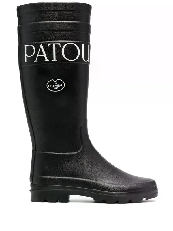 PATOU X Le Chameau Logo-print Mid-calf Boots