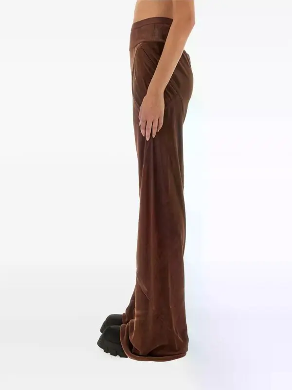 Rick Owens Concordians Bias Trousers - Brown