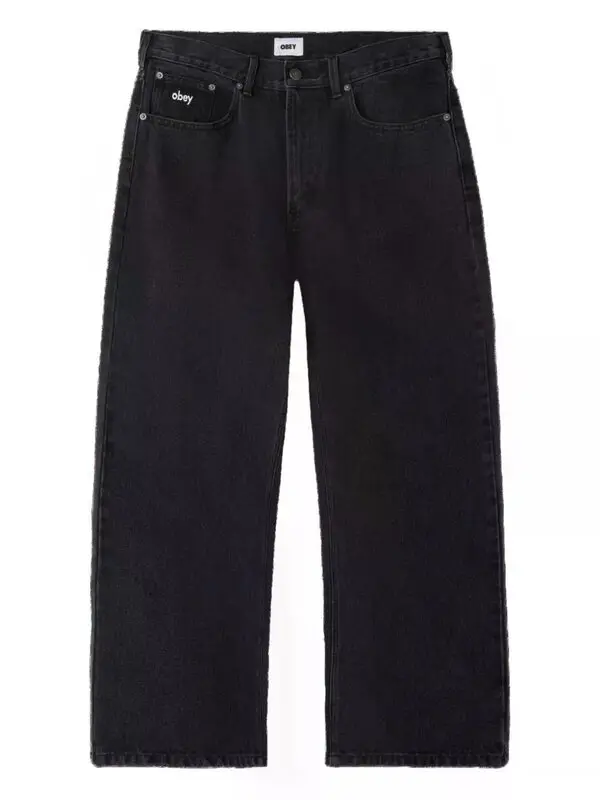 Obey Logo-detail Trousers