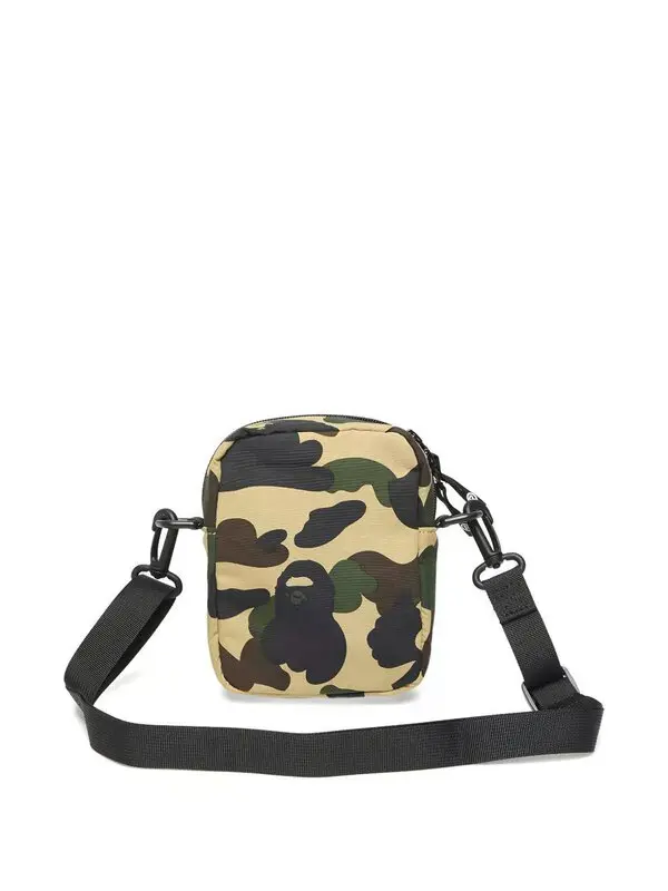 A BATHING APE Camo Shark Mini Shoulder Bag