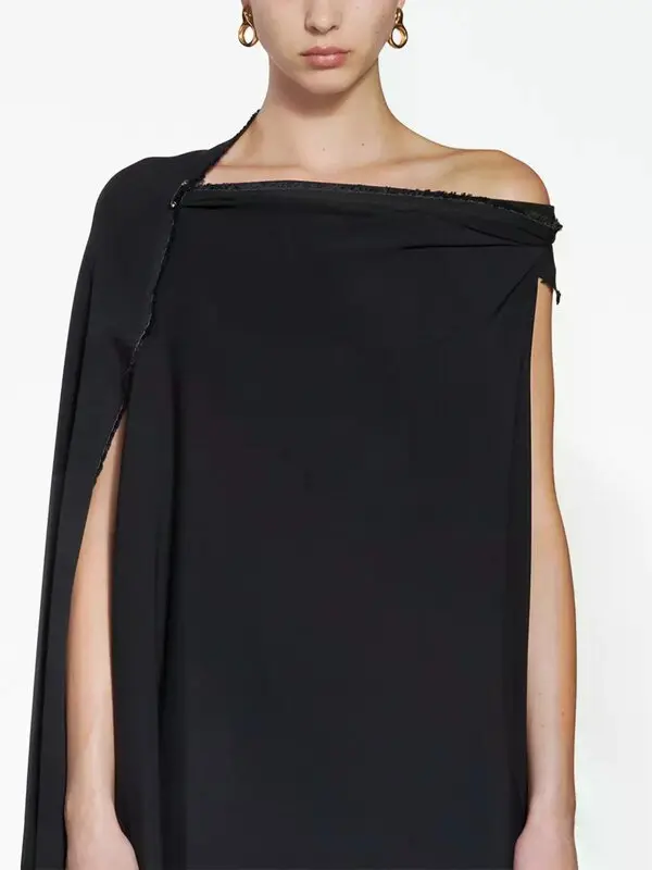 Balenciaga Draped Asymmetric Dress