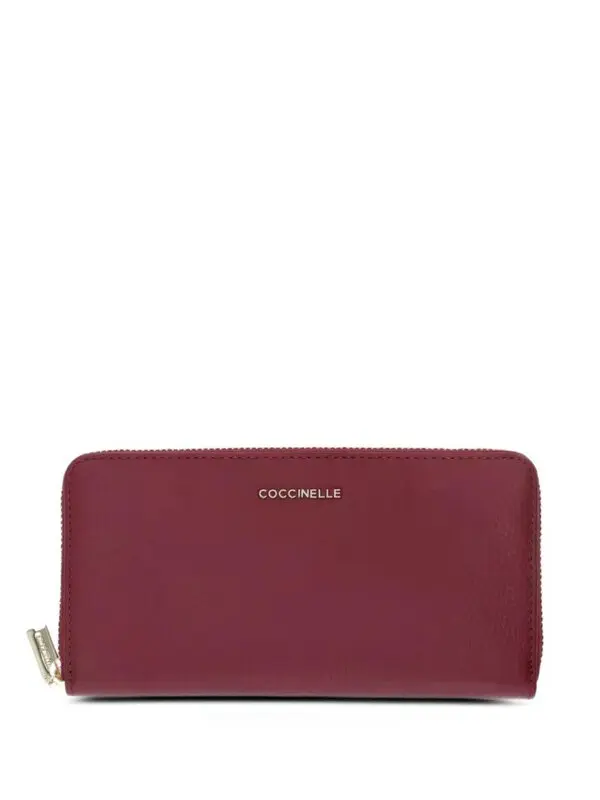 COCCINELLE Logo-lettering Wallet - Red