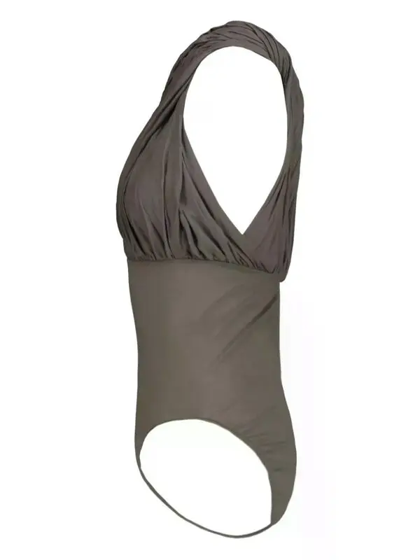 Rick Owens Lido Draped Asymmetric Bodysuit