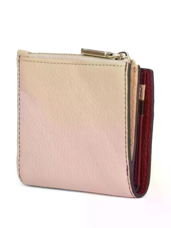 COCCINELLE Striped Zip Wallet