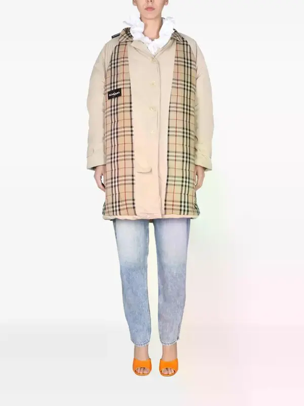 1/OFF PARIS Check Pattern Coat