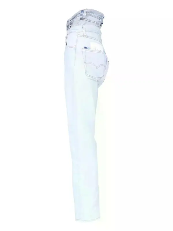 1/OFF PARIS Buttoned Layered Denim Jeans