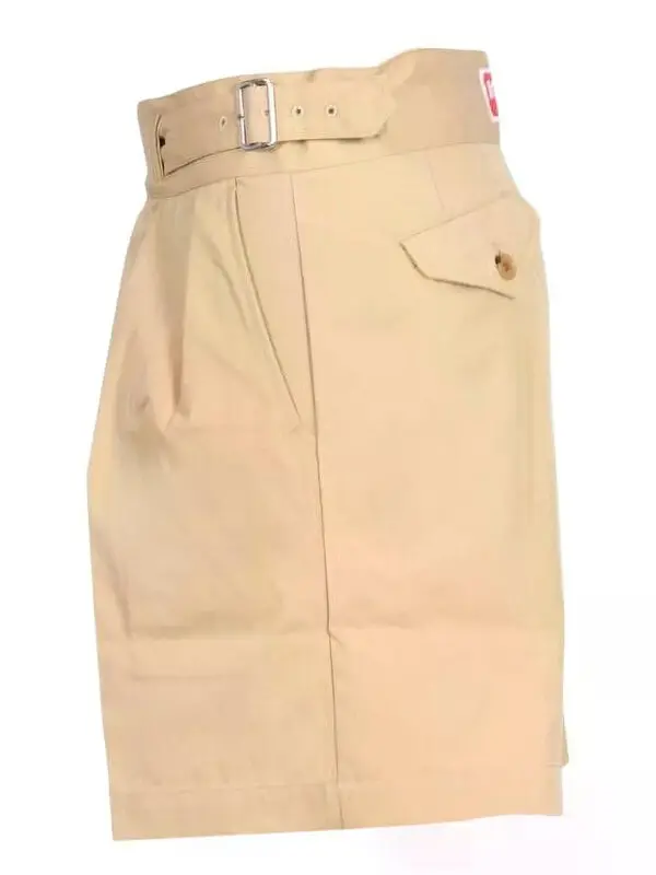 Kenzo Belted Pleated Shorts