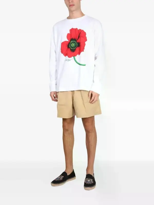 Kenzo Belted Pleated Shorts