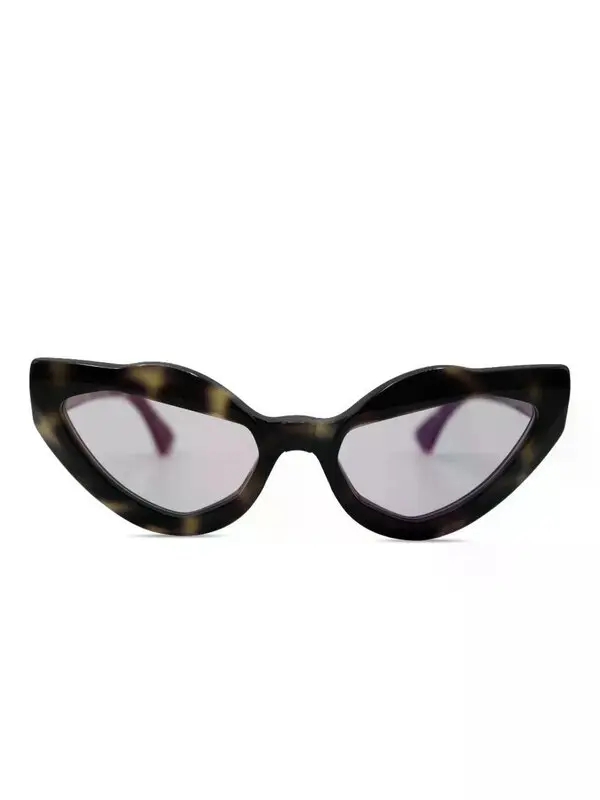 KUBORAUM Mask Y8 Cat-eye Sunglasses - Brown