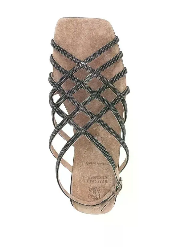 Brunello Cucinelli Crossover-strap Detail Sandals