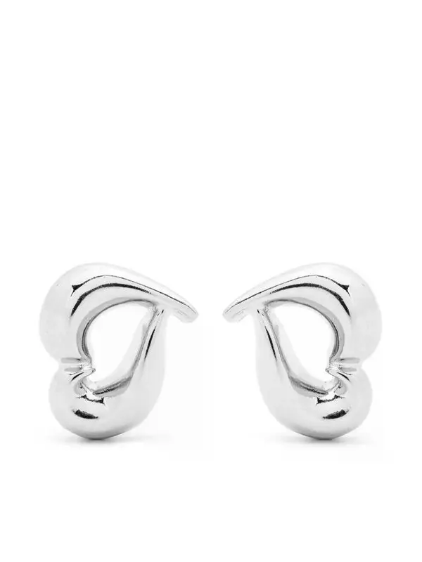 Annelise Michelson Amor Heart Earrings - Silver