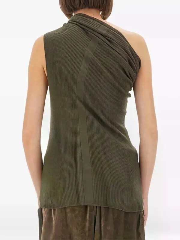 Rick Owens Draped Sleeveless Top - Green